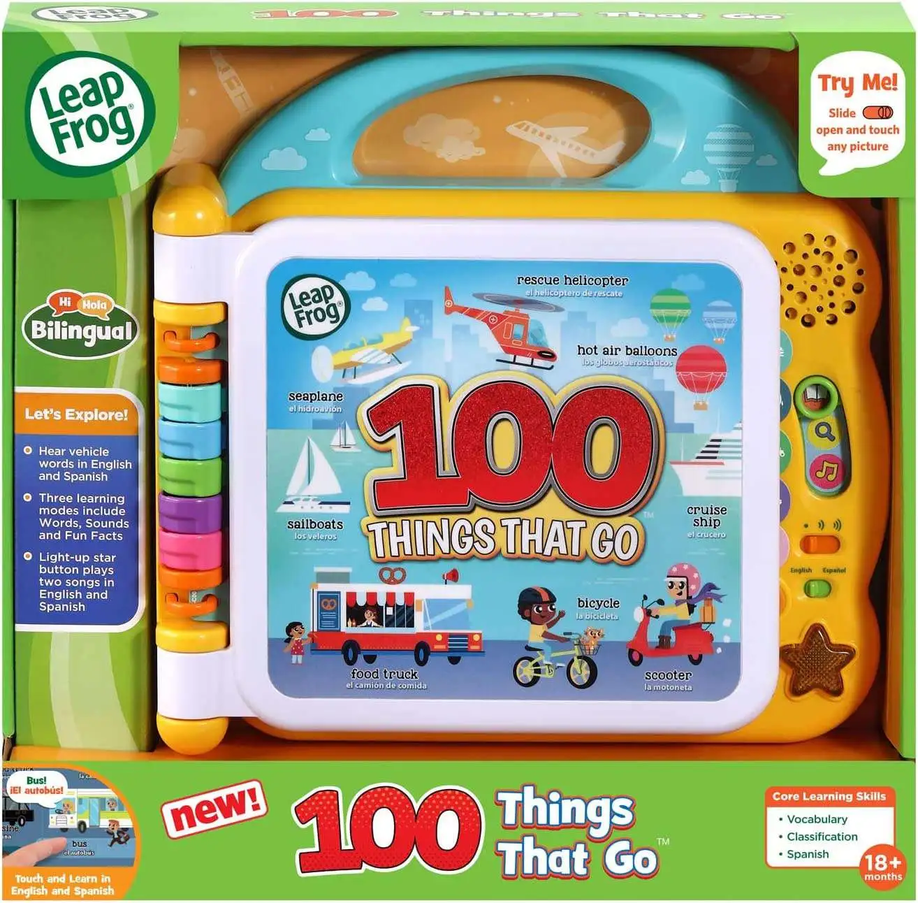 LeapFrog 100 Things That Go Interactive Book - GameXpress