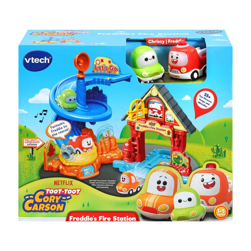 VTech TootToot Cory Carson Freddie's Fire Station - GameXpress