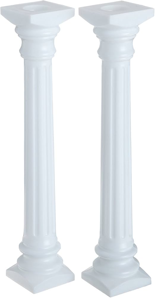 Wilton 2 roman columns 13 3/4inch high - GameXpress