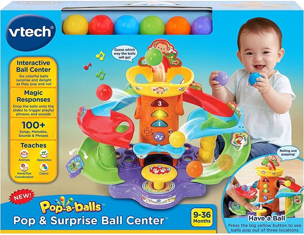 VTech PopaBall Pop & Play Tower - GameXpress