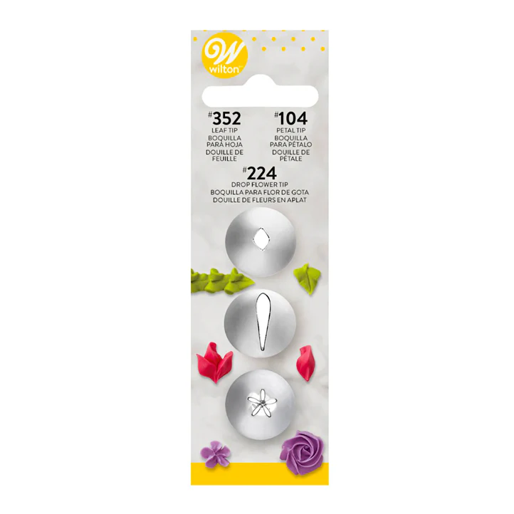 Wilton Piping Tips #352 #104 #224 - GameXpress